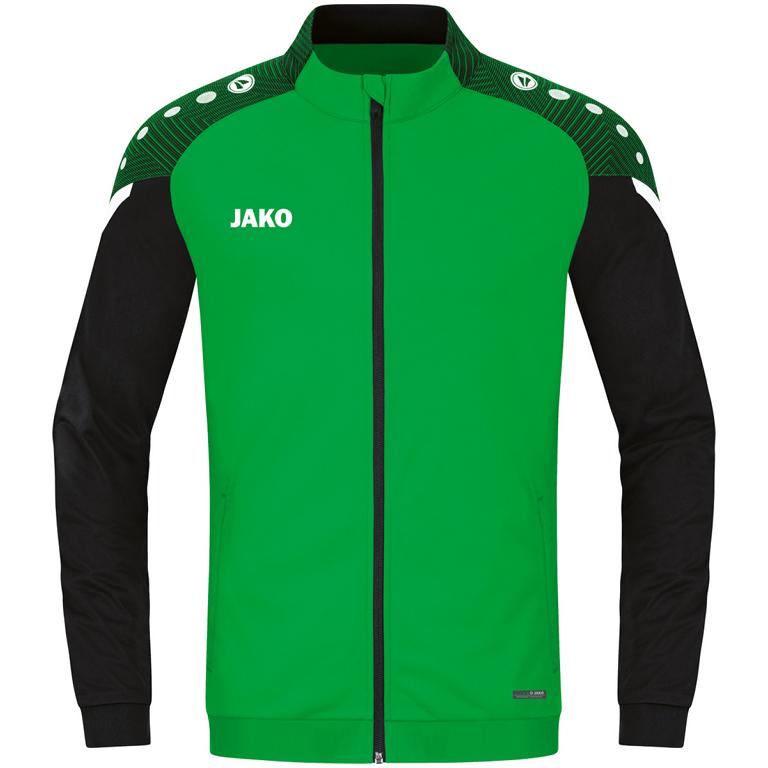 Jako Polyesterjacke Performance | soft green/schwarz | L | 9322221L